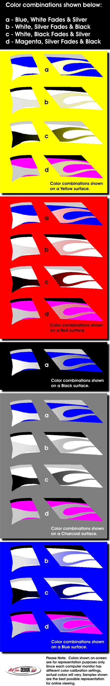 FIAT Racing Graphic Kit 1 for Yamaha YZF-R6 - YZF-R6S