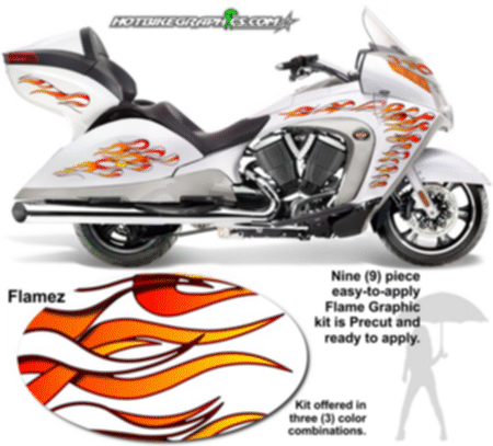 Flame Graphic Kit 1 for Victory Vision