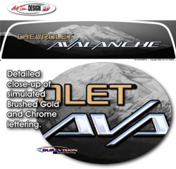 Chevrolet Avalanche Rear Window Graphic 1